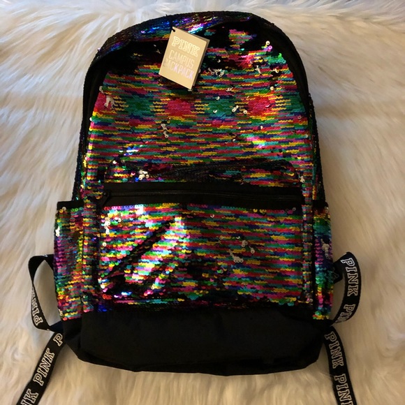 PINK Victoria's Secret | Bags | Pink Byvictorias Secret Campus Bling ...